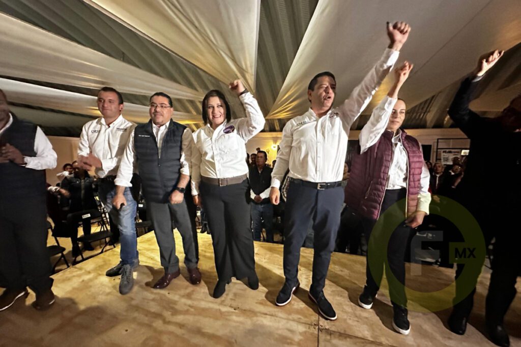 Irma Martínez demuestra músculo de Morena en Metepec - FactorMX